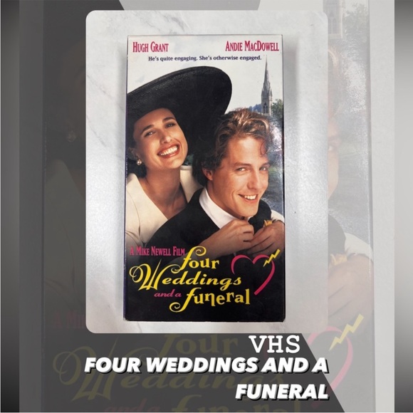 Media | Euc Four Weddings And A Funeral 1994 Vhs | Poshmark